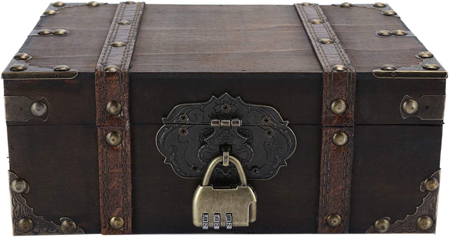 Amazon.com: Primo Supply Rustic Wooden Lock Box - Asian-Style Box with ...