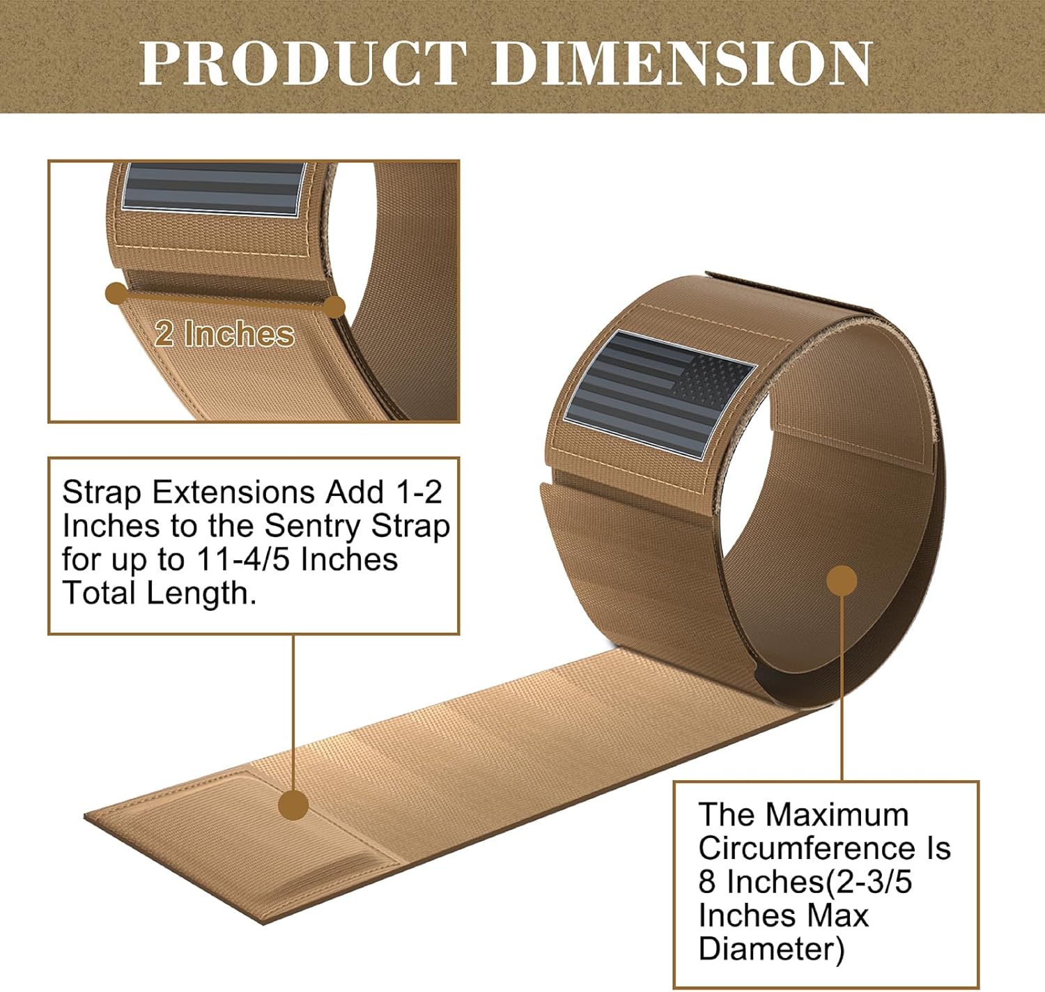 JUIOHAKY Sentry Strap with Larger-Sized Magnet, Magnetic Rifle Sling ...