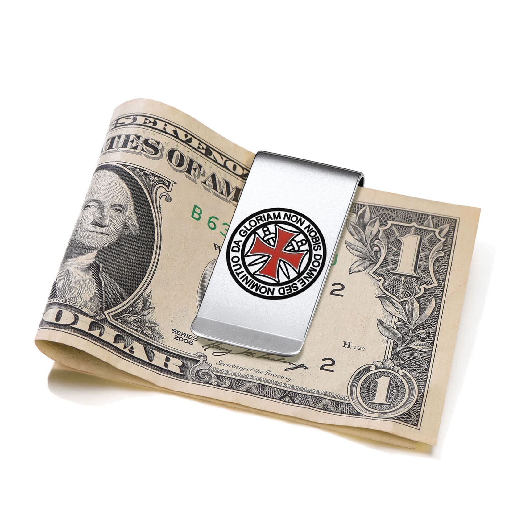 Amazon.com: ChainsProMax Metal Money Clip Wallets for Men Knights ...