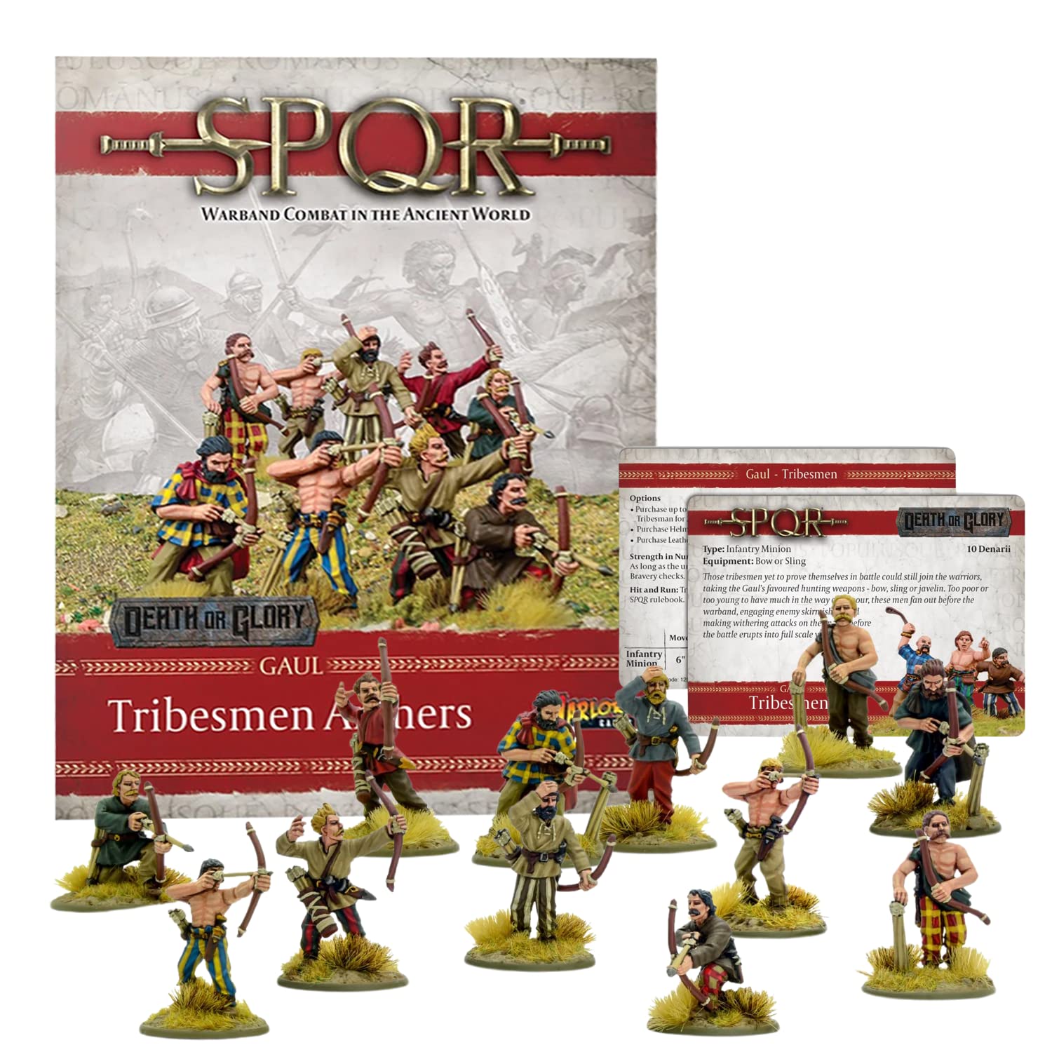 Amazon.com: Wargames Delivered SPQR - Gaul - Tribesmen Archers. 28mm ...