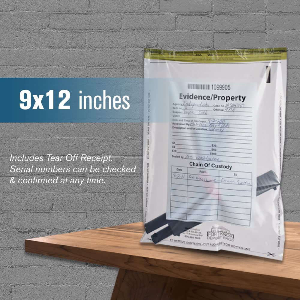 Snapklik.com : Clear Evidence Bags Case Of 500 9W X 12H Tamper Evident ...