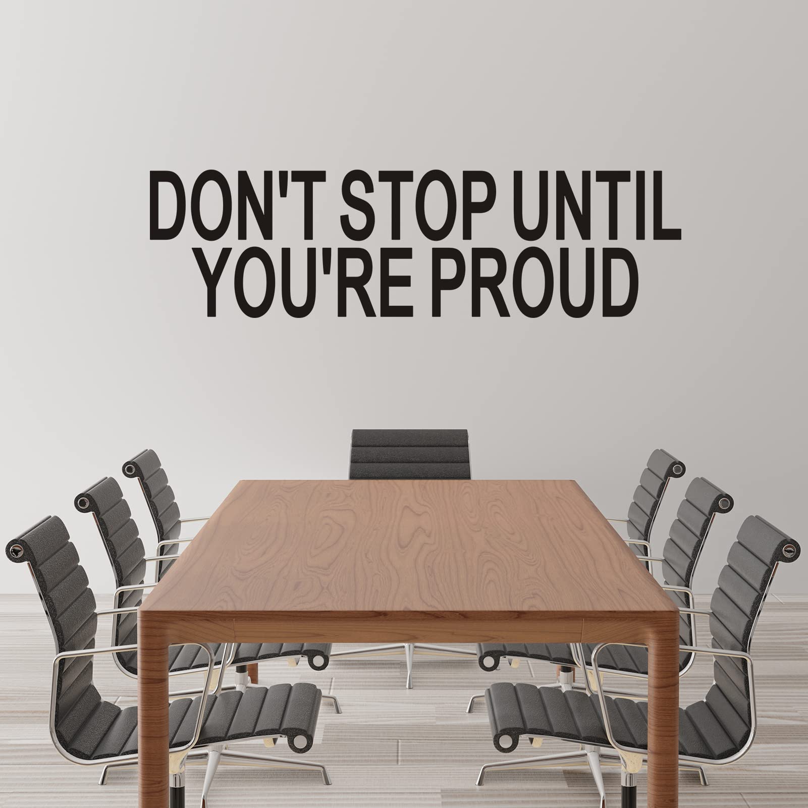 Amazon.com: VODOE Don't Stop Until You're Proud Wall Stickers ...