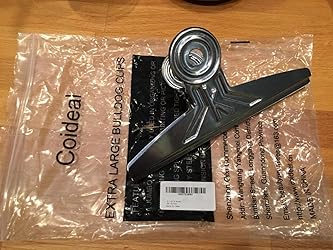 Amazon.com : 4 Inch Large Bull Paper Clips, Coideal 10 Pack Silver ...