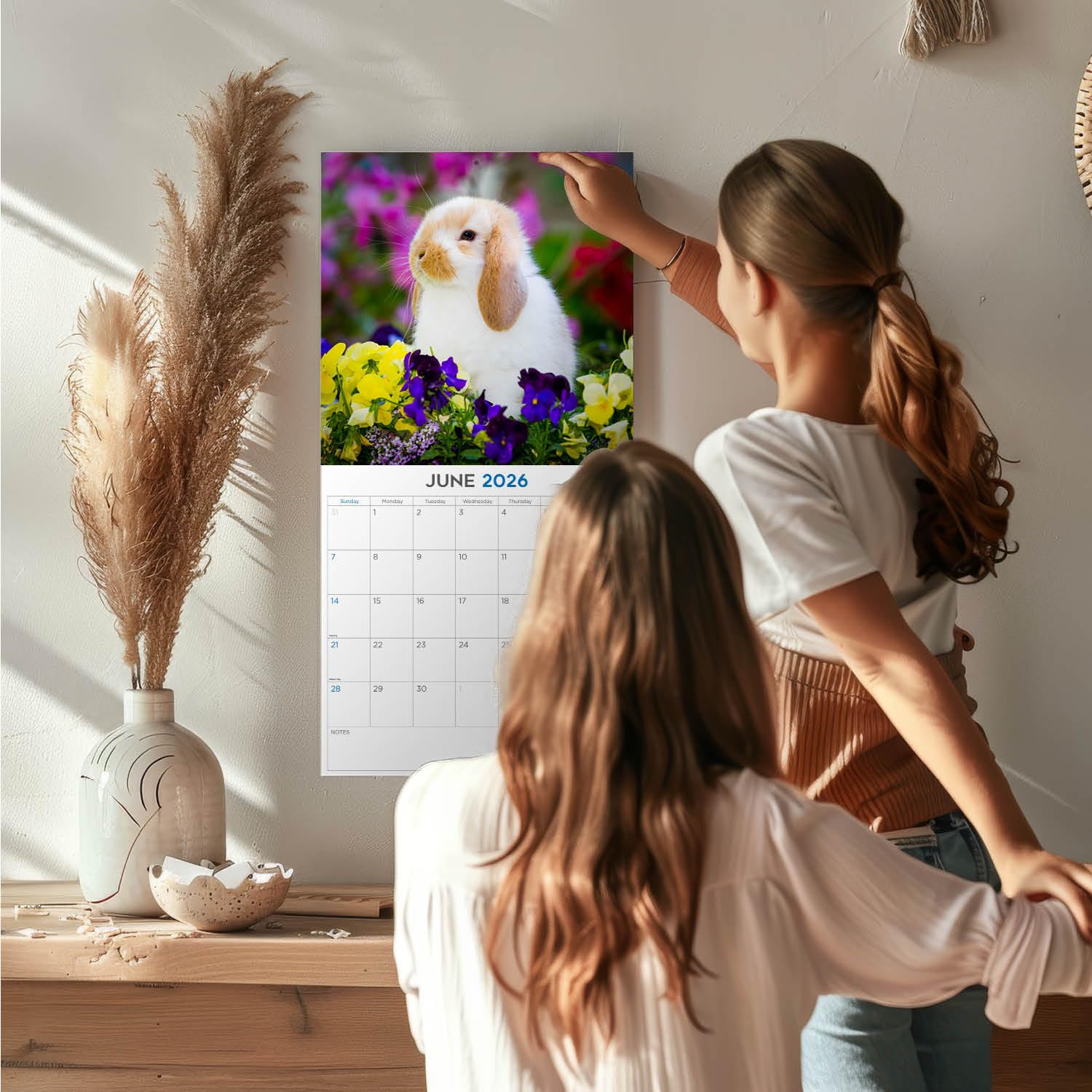 Snapklik.com : 2026 Lop Eared Rabbits Calendar - Dog Breed Wall ...