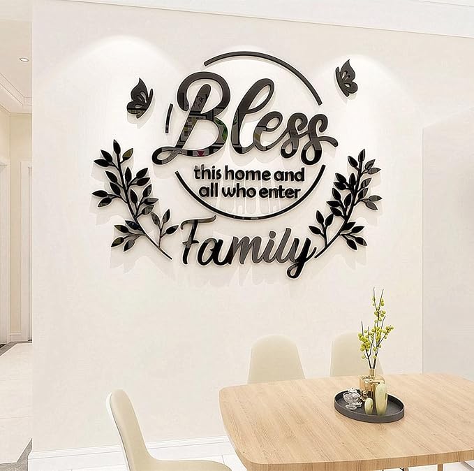 Amazon.com: Dining Room Wall Decor Kitchen - Dining Room Art Bless This ...
