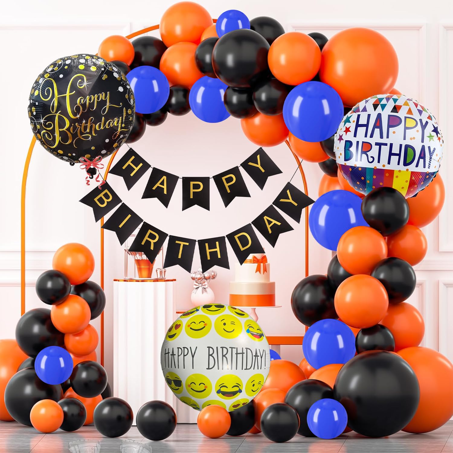 Rozi Decoration Foil, Latex, Paper Happy Birthday Decoration Kit For ...