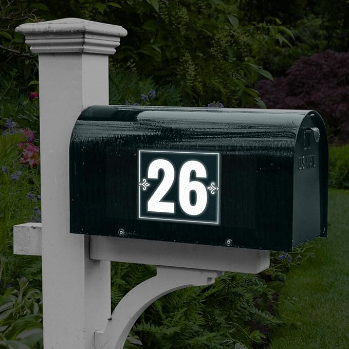 Amazon.com: Reflective Mailbox Numbers Sticker for Outside, 2 Inch, For ...