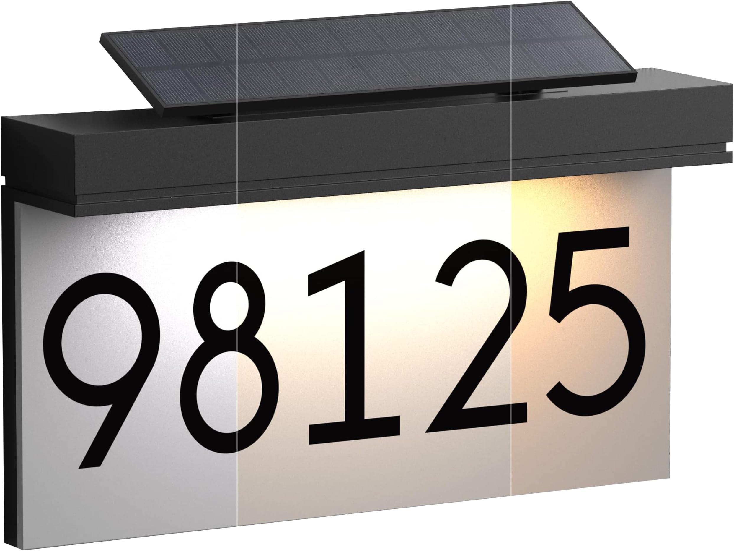 Amazon.com: Lighted Crystal Address Sign! This address plaque is bright ...