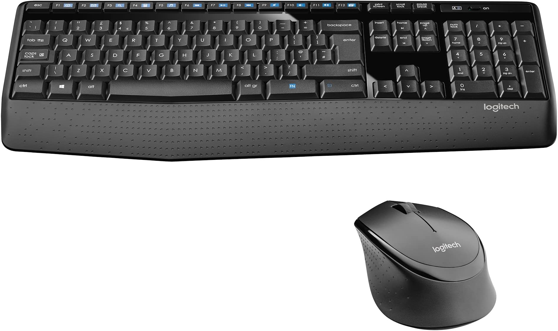 Logitech MK345 Combo Clavier Taille Standard Sans Fil avec Repose ...
