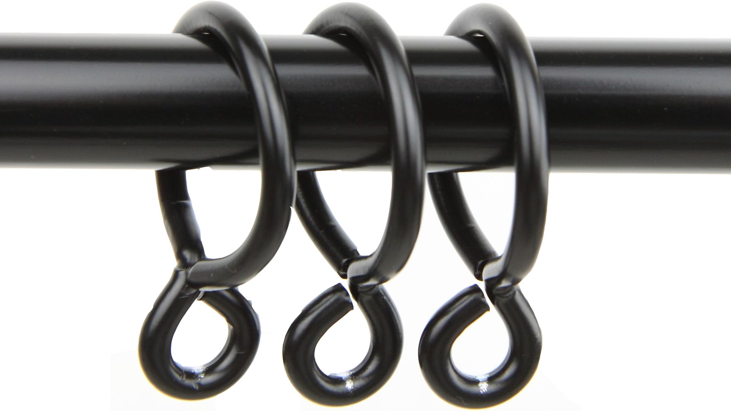 Amazon.com: Rod Desyne 10 Count Eyelet Curtain Rings, Black : Home ...
