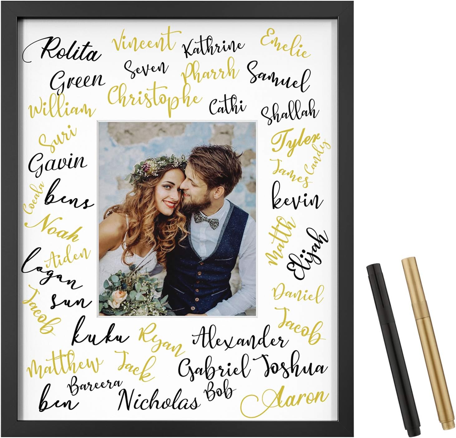 Amazon.com - ONE WALL Tempered Glass 16x20 Signature Picture Frame with ...