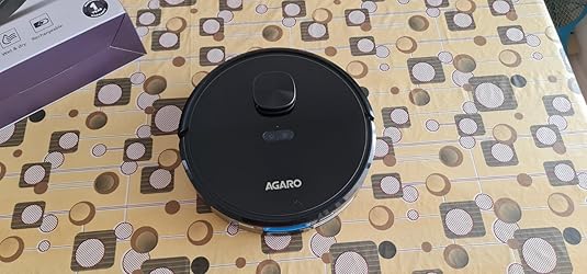 AGARO Alpha Robot Vacuum Cleaner, Brush, Dry Vacuum & Wet Mop ...