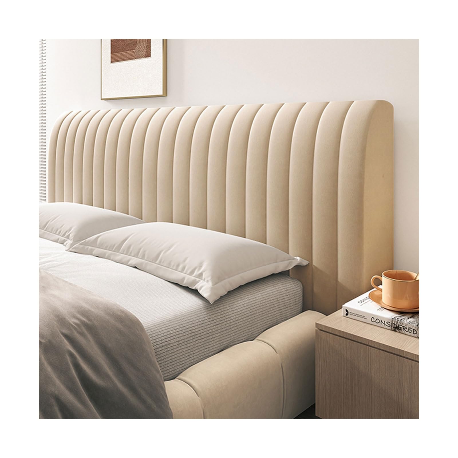 Amazon.com: Bed Headboard Cover for Full Queen Cal King Size, Bed ...