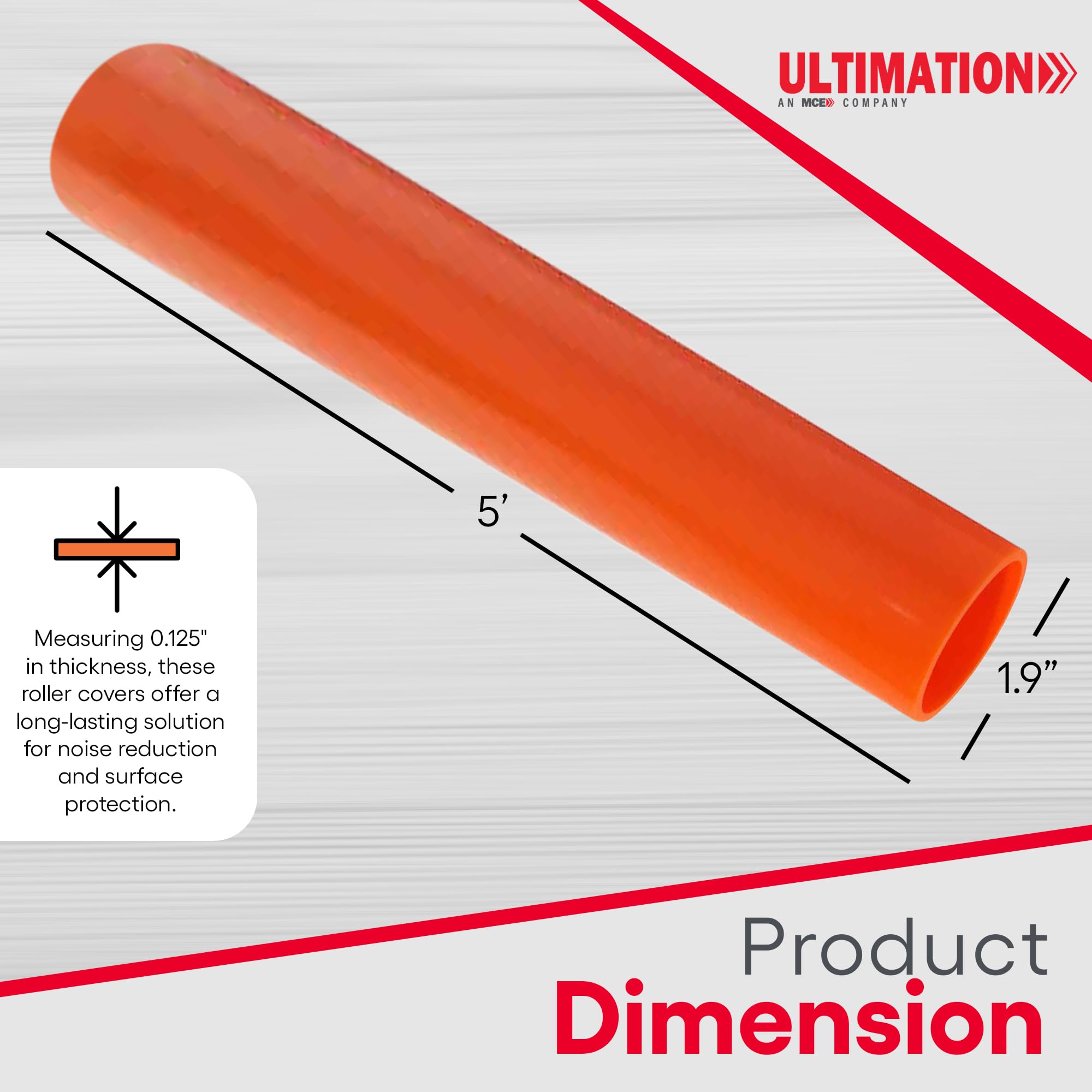 Snapklik.com : Urethane Conveyor Roller Covers - 1.9" Diameter X .125 ...