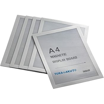 A4 Magnetic Display Frame,Self Adhesive Magnetic Paper Holder for ...