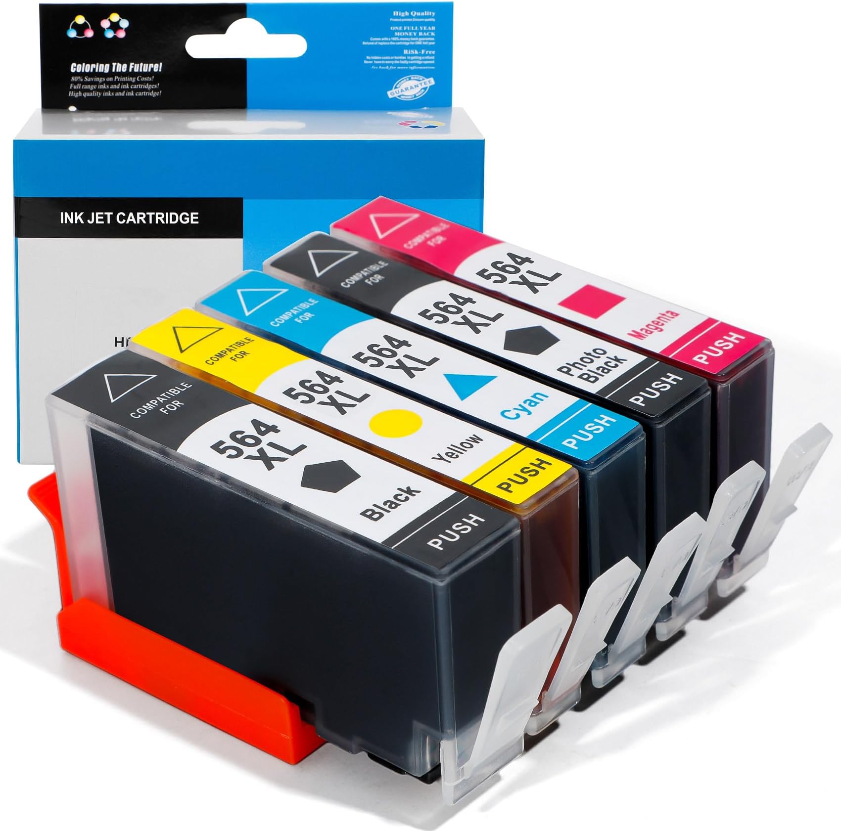 Amazon.com: 564XL High Yield Ink Cartridges 5-Pack,564XL Ink Cartridges ...