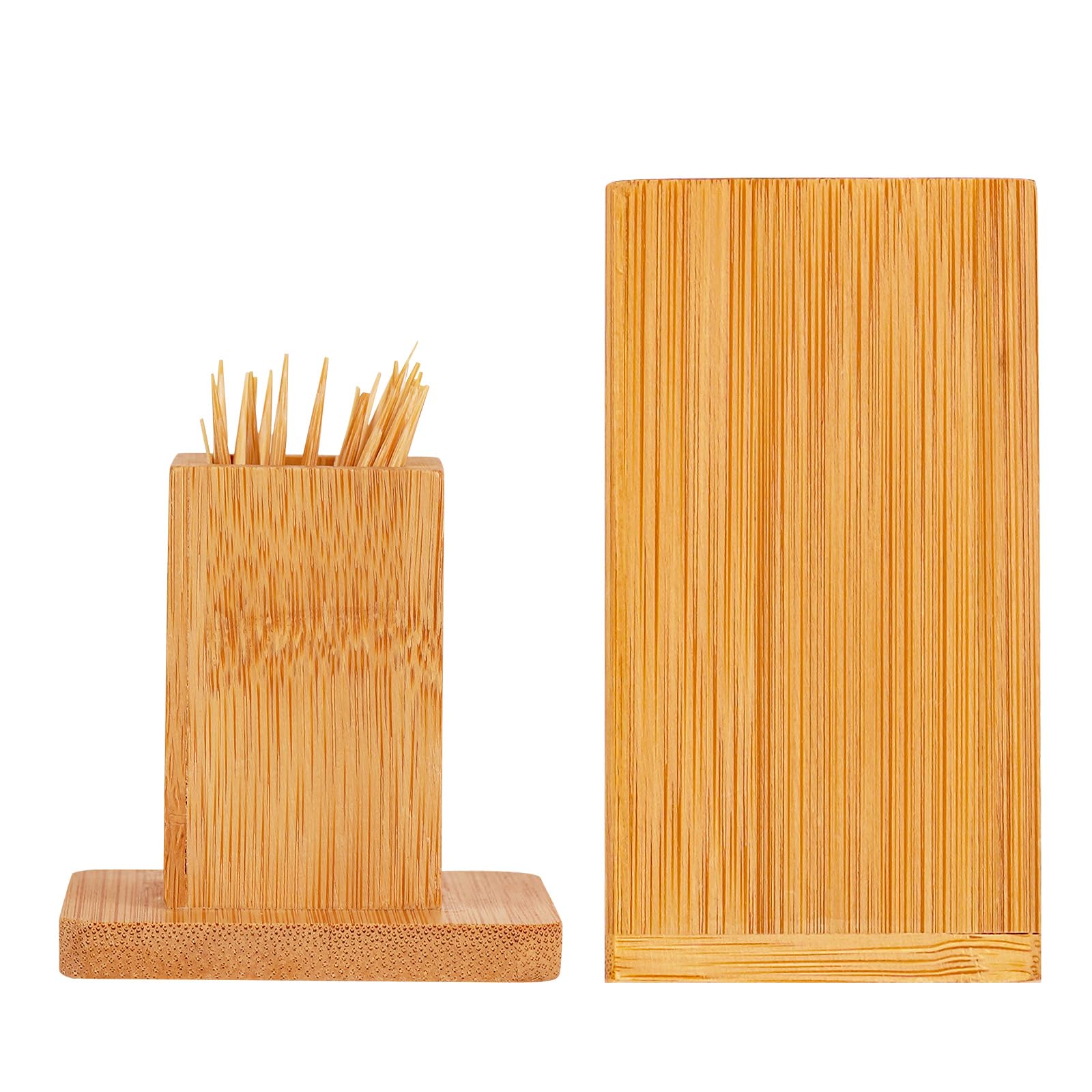 Amazon.com: SHIDOW Toothpick Holders, Bamboo Toothpick Dispenser Box ...