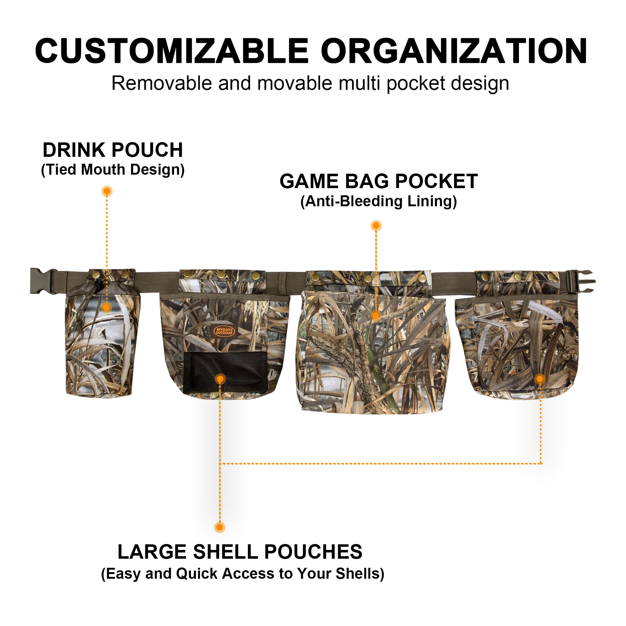Snapklik.com : MDSTOP Dove Hunting Game Belt, Multifunction Hunting ...