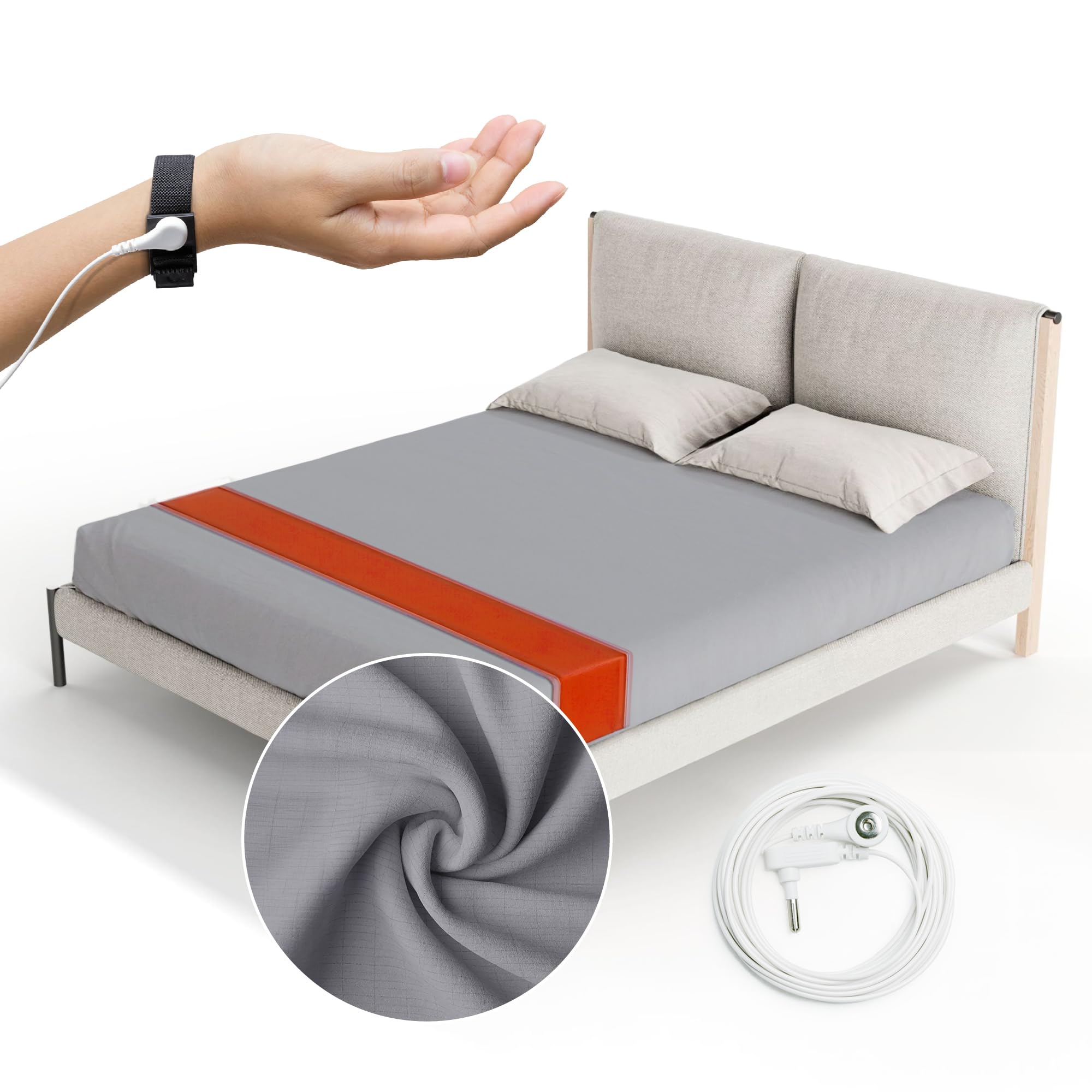 Amazon.com: Tier One Home Fitted Grounding Sheets for Earthing, 5% ...