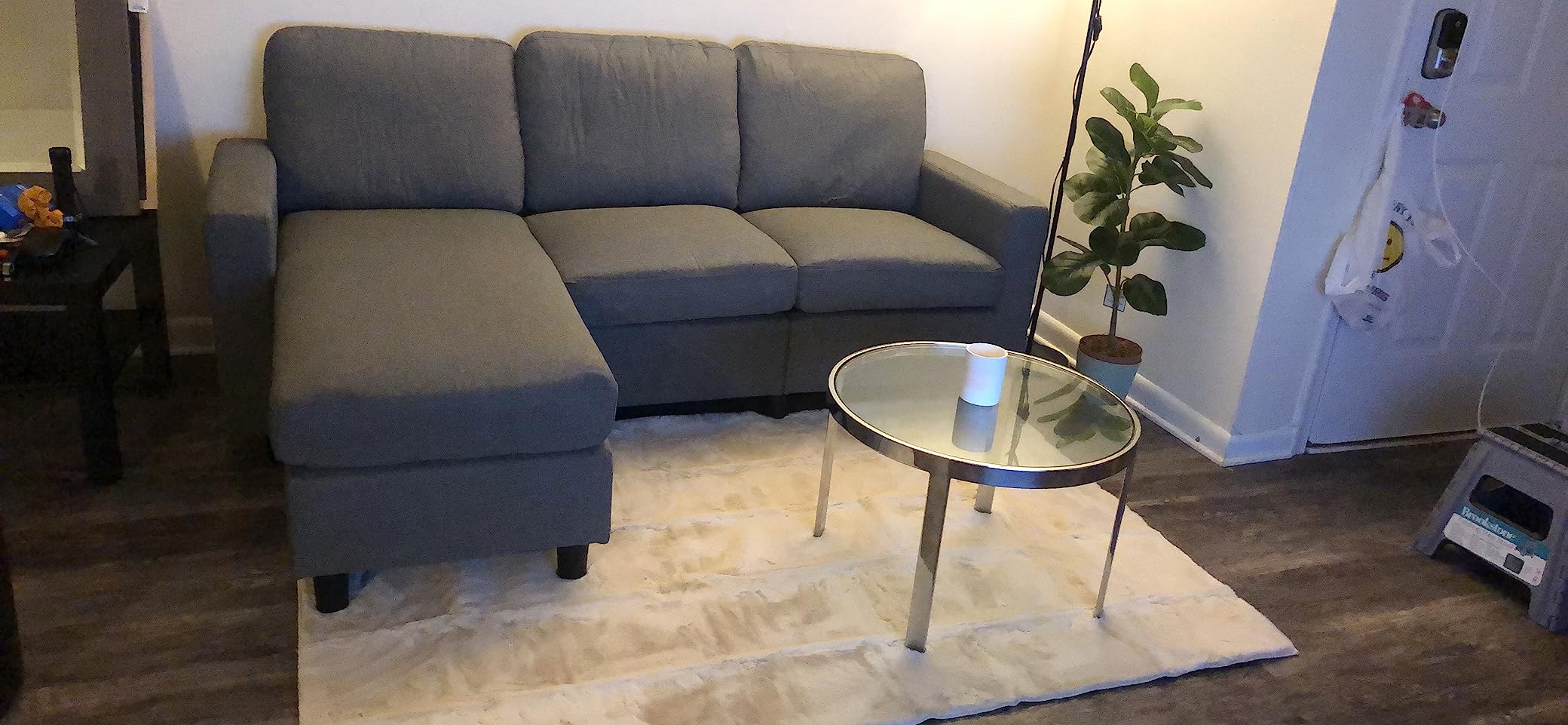 $10/mo - Finance Best Choice Products Upholstered Sectional Sofa for ...