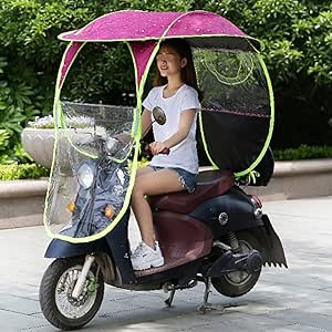 Amazon.com: Electric Motorcycle Umbrella Canopy Awning, Scooter ...