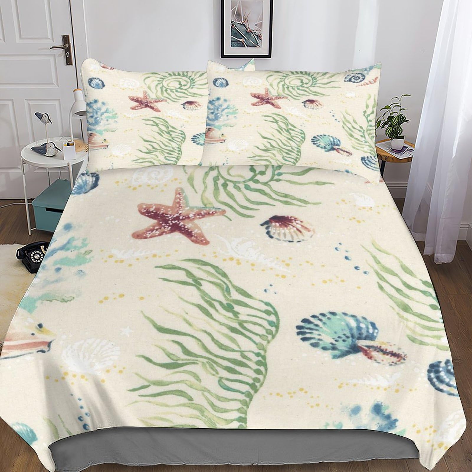 Mediterranean Style Bedding A Vibrant Cornflower Blue, Wildflower Is A