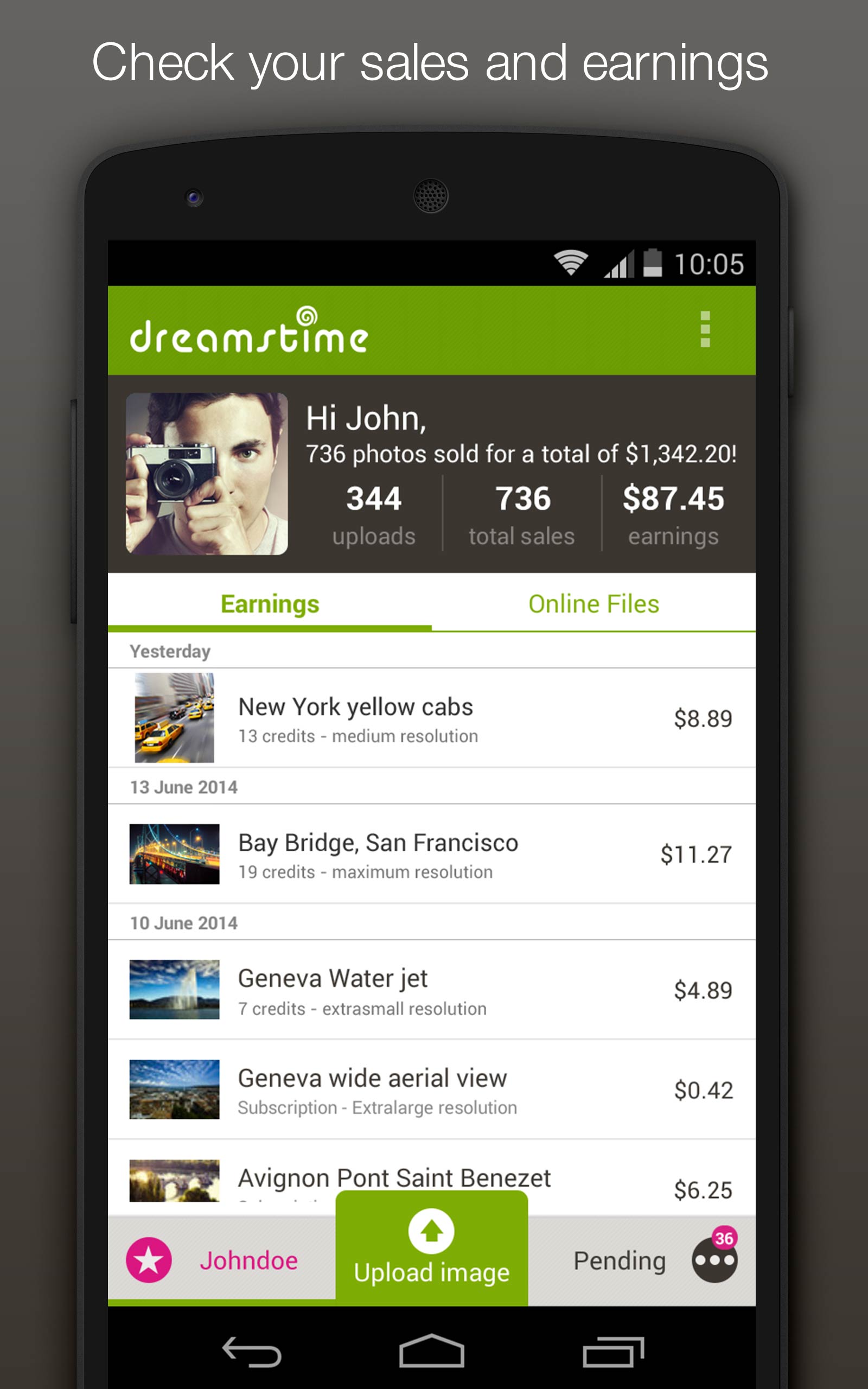 Dreamstime: Sell Your Photos - App on Amazon Appstore