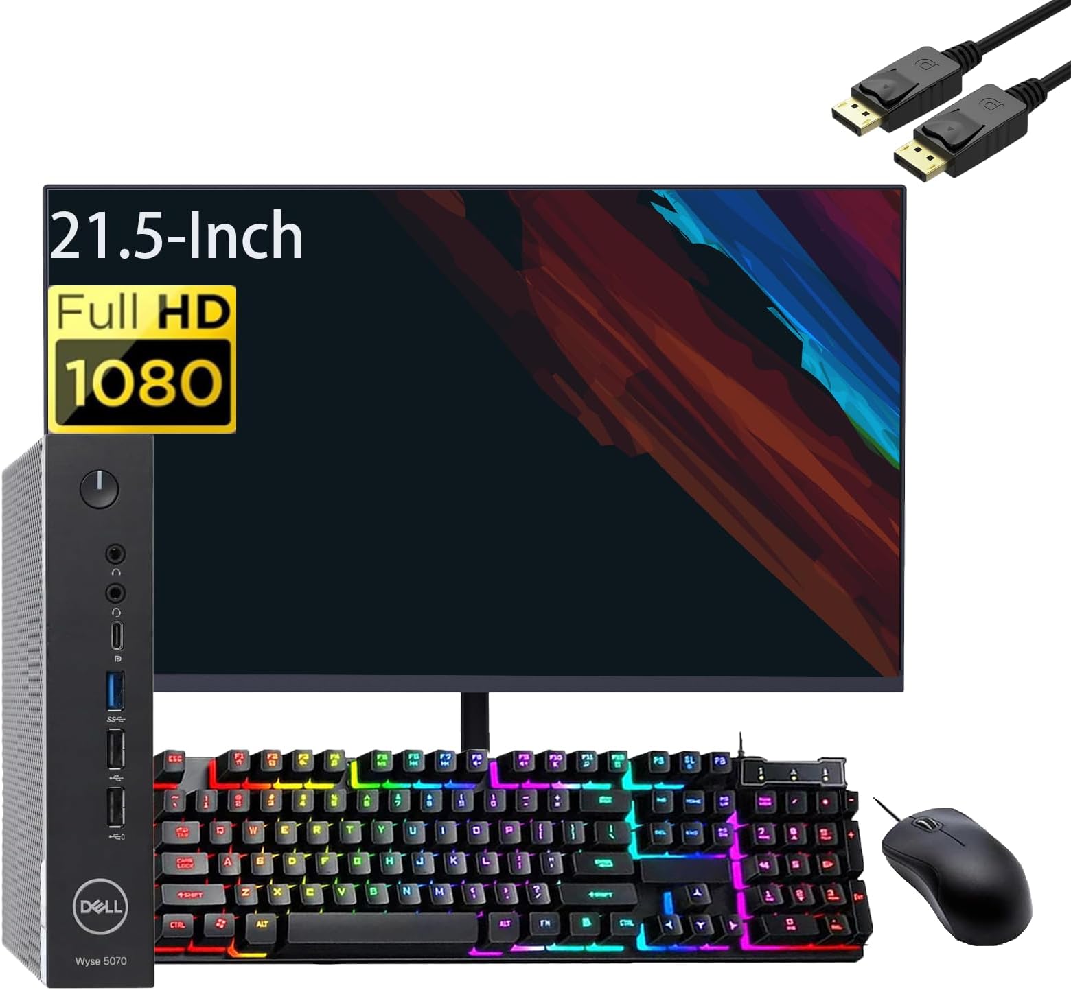 Amazon.com: Dell Wyse 5470 AIO All-in-One Desktop PC 23.8" FHD Display ...