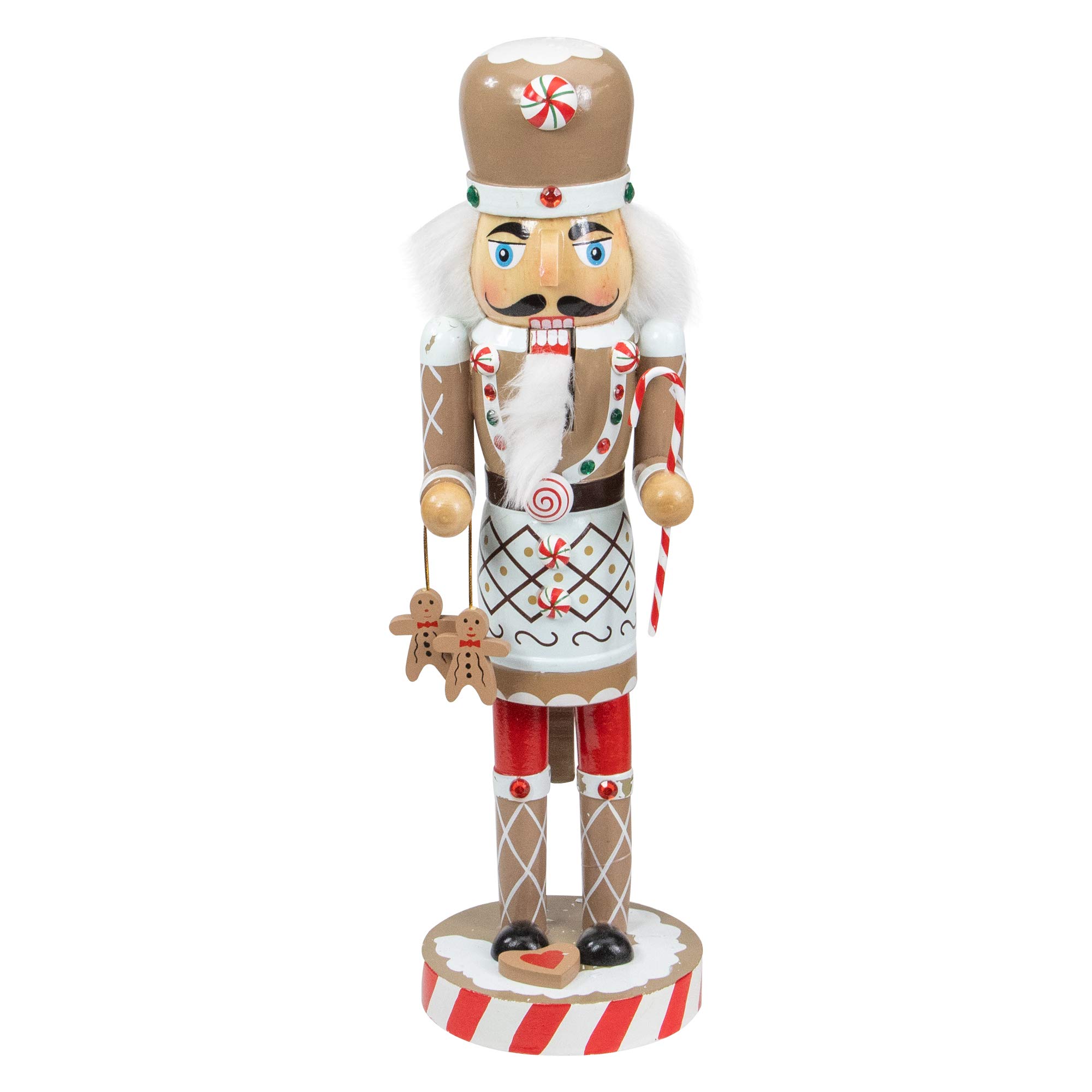 Amazon.com: Northlight 14" Beige and Red Gingerbread Chef Christmas ...