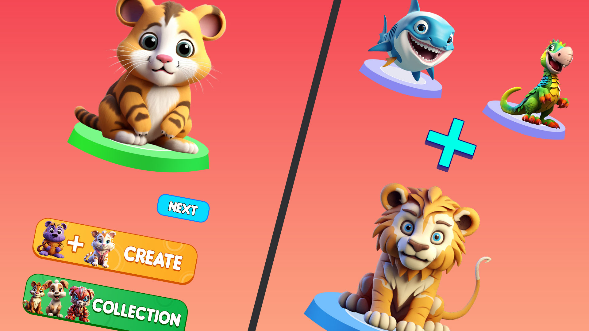 Makeover AI Mix Animal Merge - Hybrid Pet Animals Fusion - Generate ...