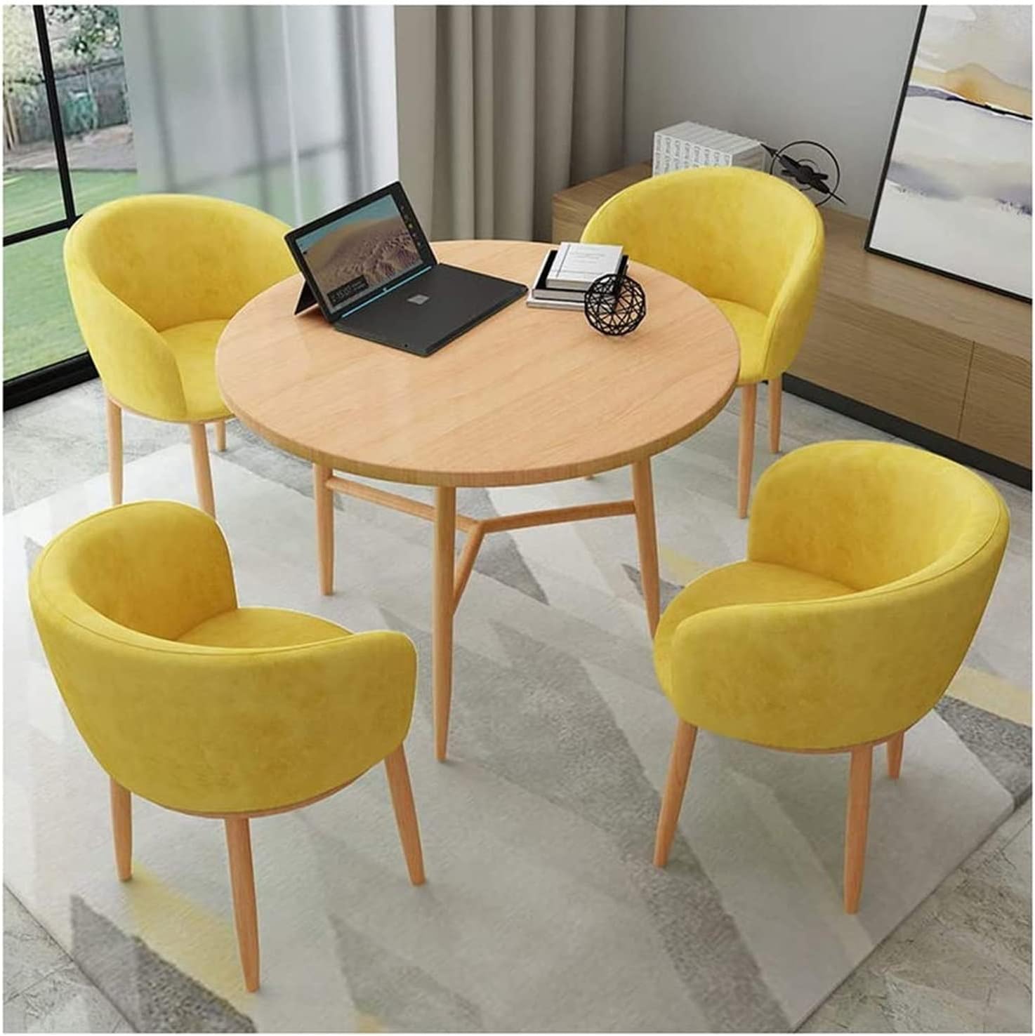 Amazon.com - Small Apartment Dining Table W/Chair - Save Space Coffee ...
