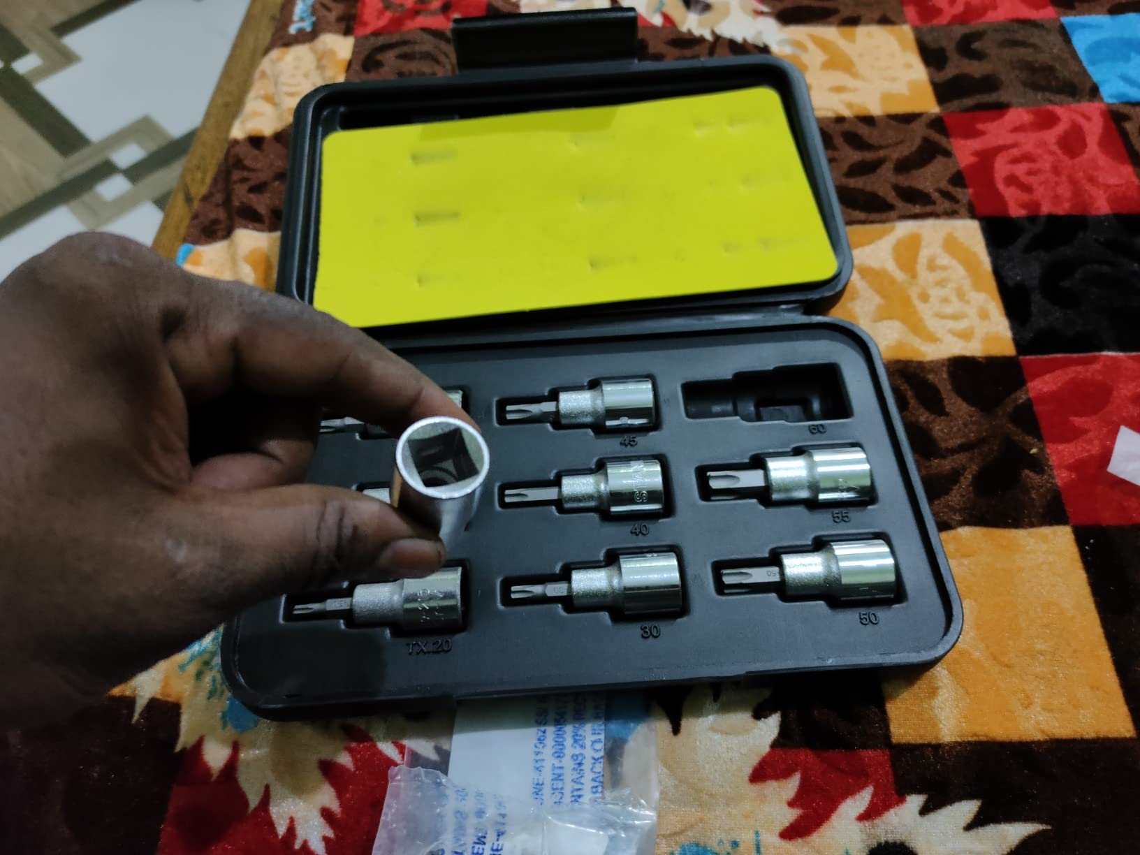 STANLEY 89-098 9-Piece 1/2'' Drive Torx Bit Socket Set : Amazon.in ...