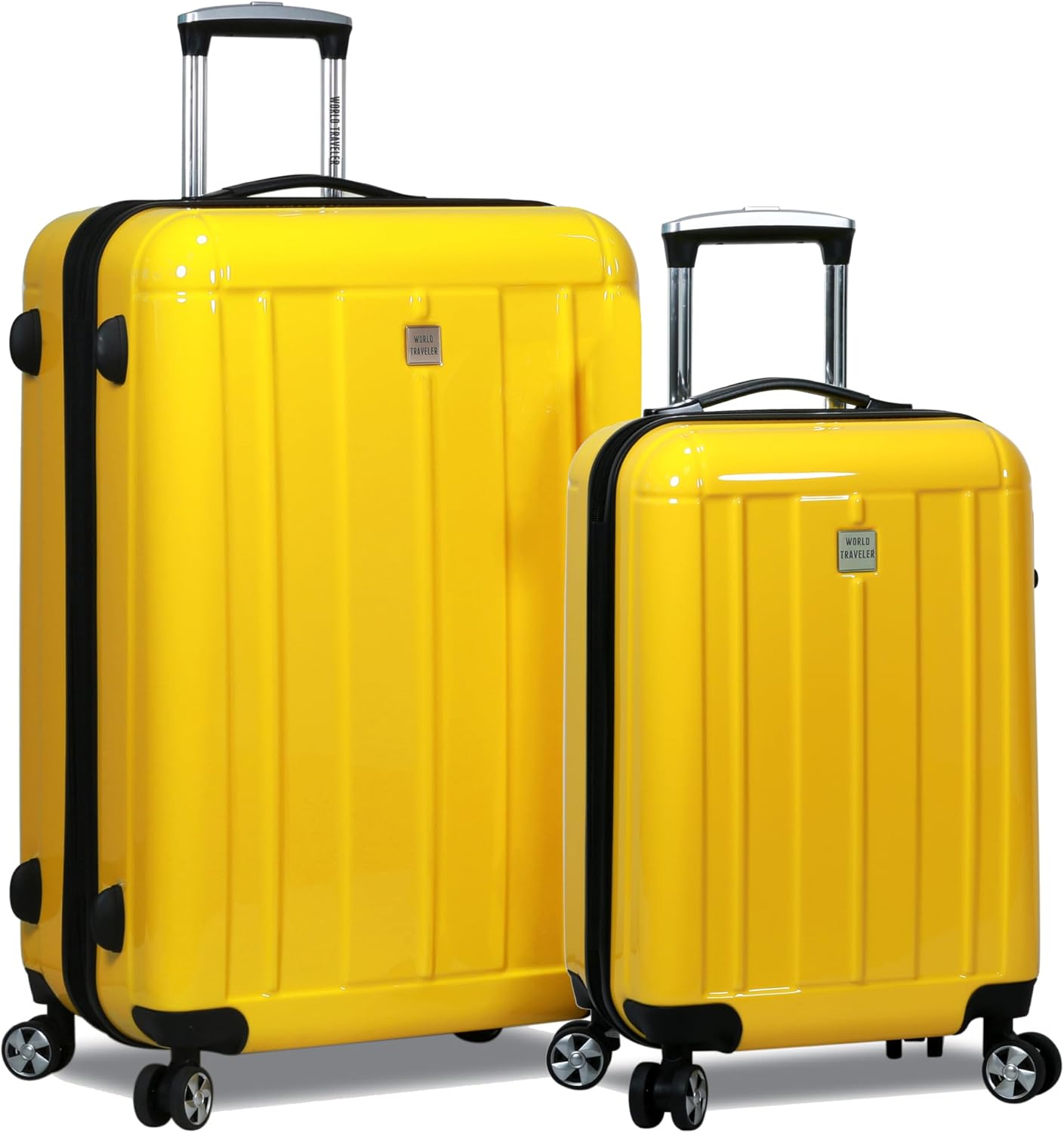 Amazon.com | World Traveler Contour 2-Piece Polycarbonate Hardside ...
