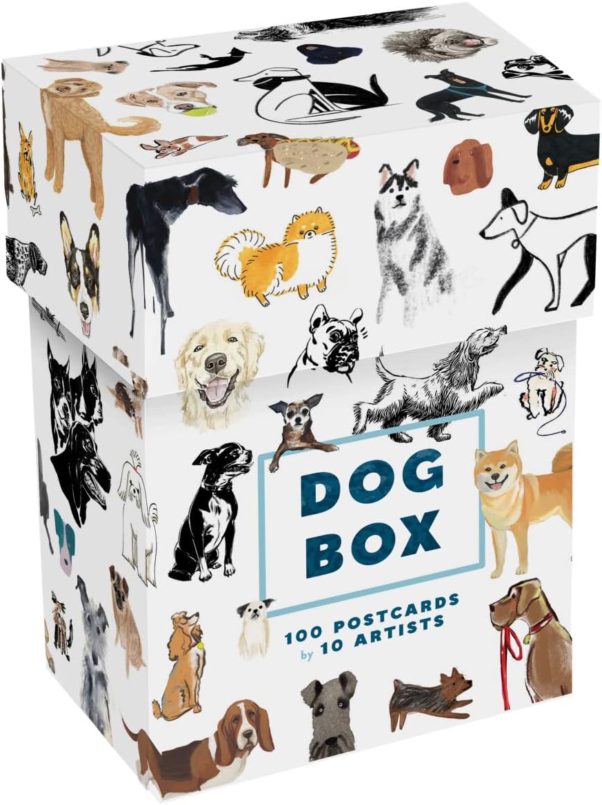 Amazon.com : Dog Box: 100 Postcards by 10 Artists : Office Products