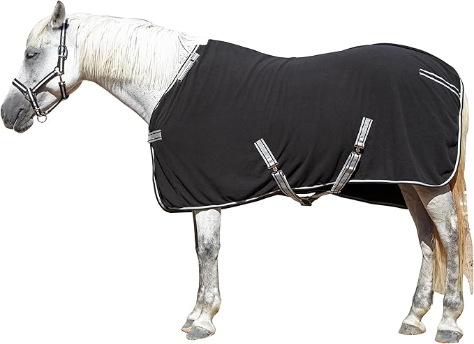 Leberna Fleece Horse Cooler Blanket, Moisture-Wicking Quick-Dry Cooling ...