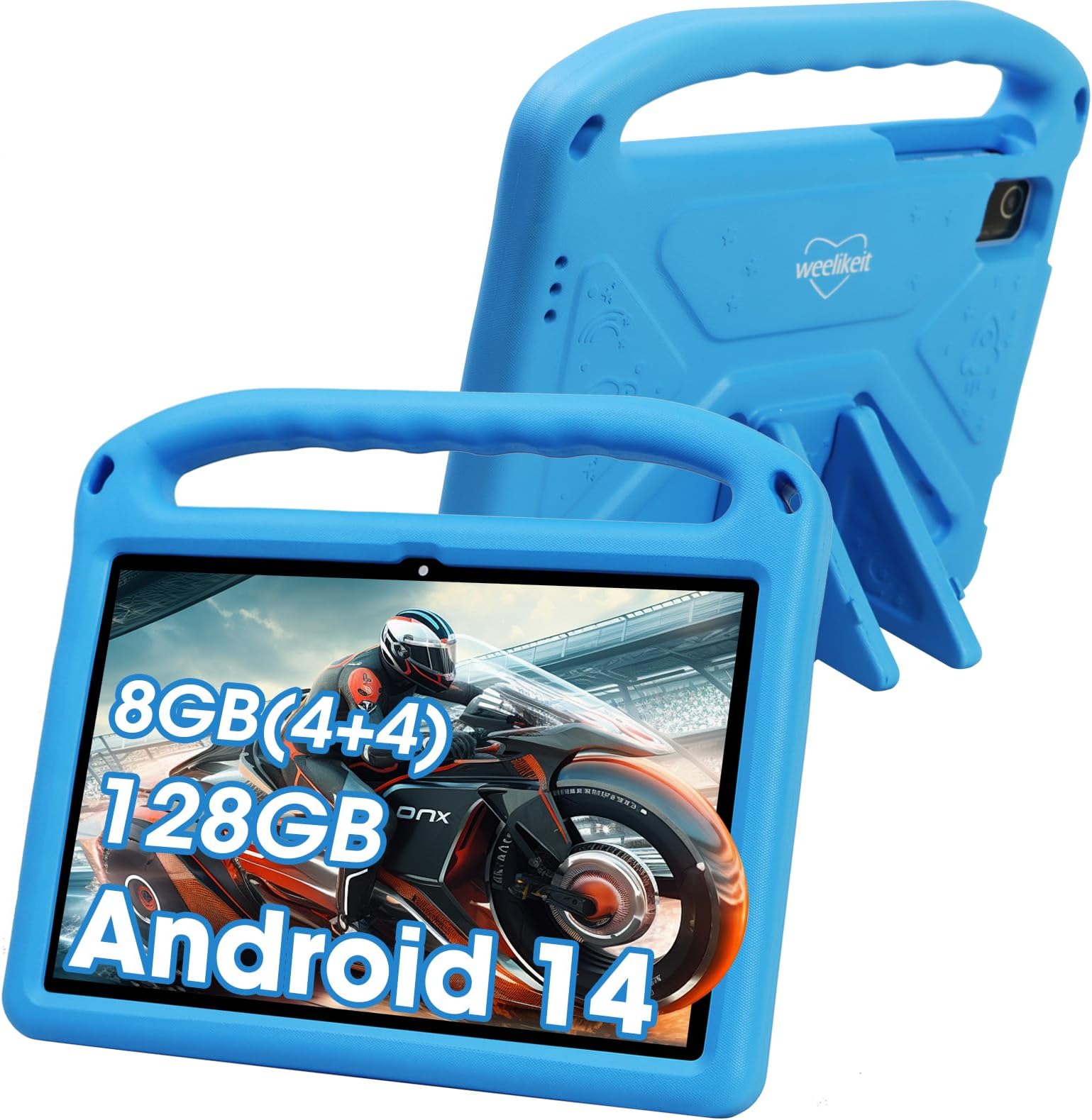 Weelikeit Kids Tablet 2024 Upgraded, 10-Inch Android 14 Tablet for Kids ...