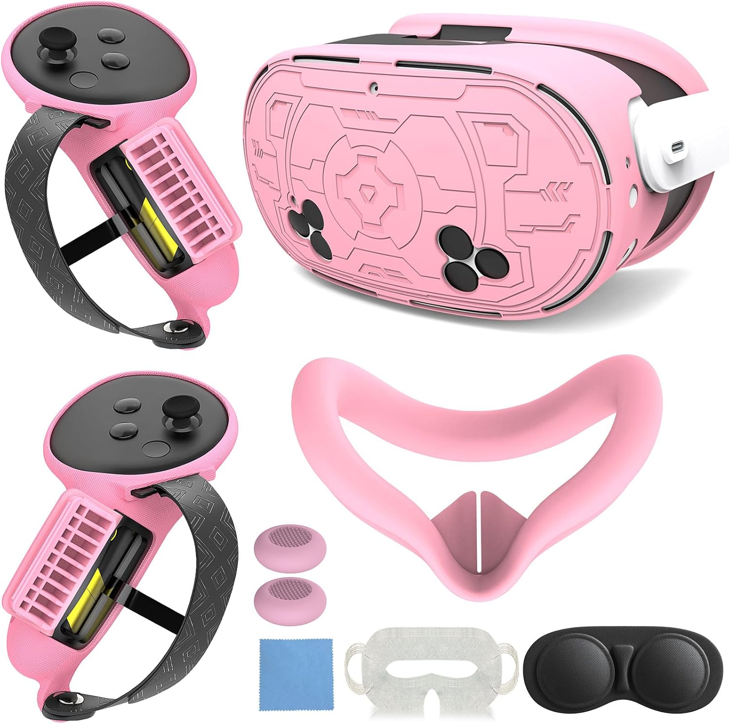 Amazon.com: MLemonVR Silicone Cover Set Accessories for Meta/Oculus ...