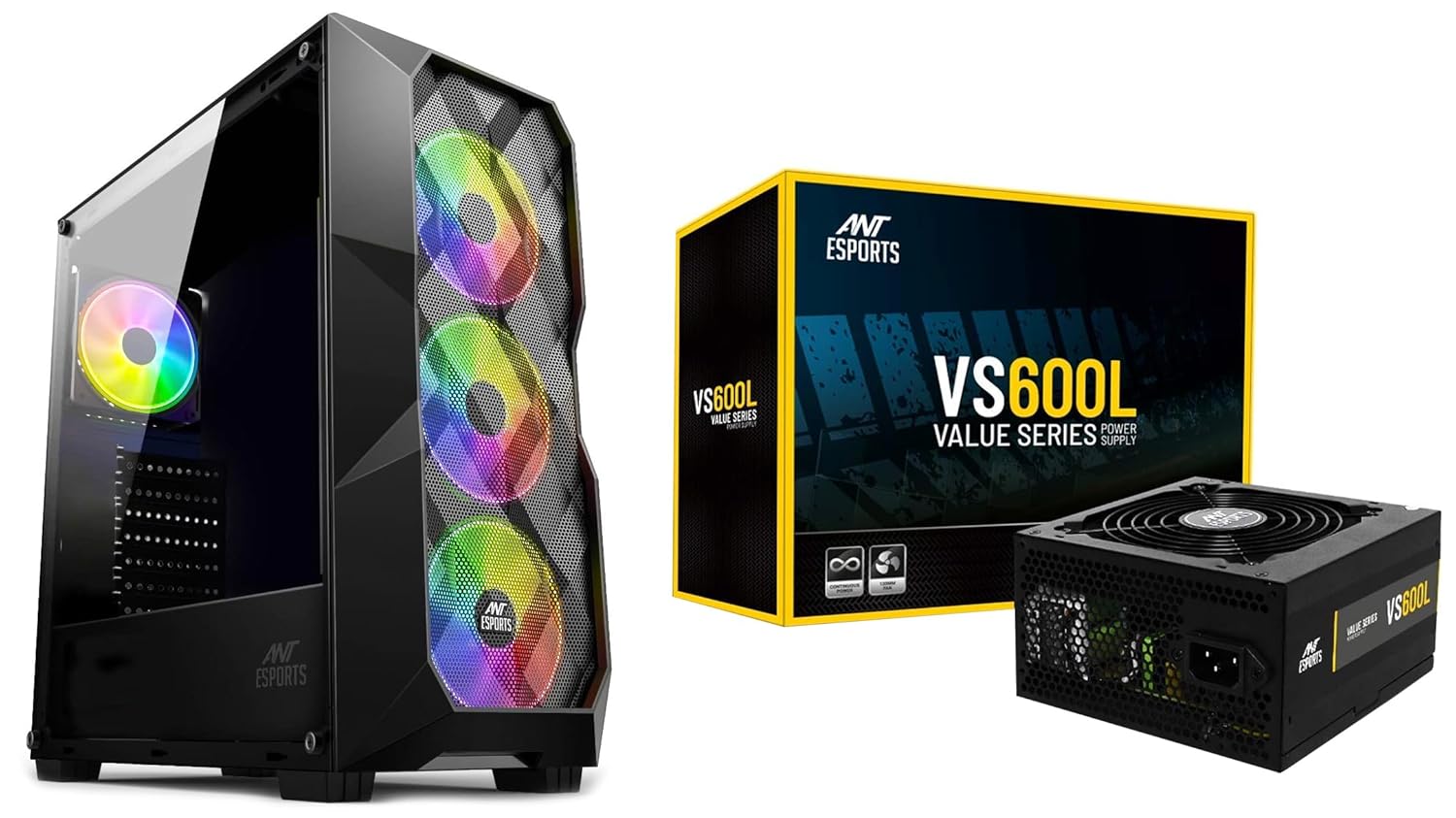 Amazon.in: Buy Ant Esports ICE-300 Mesh Mid- Tower Computer Case/Gaming ...