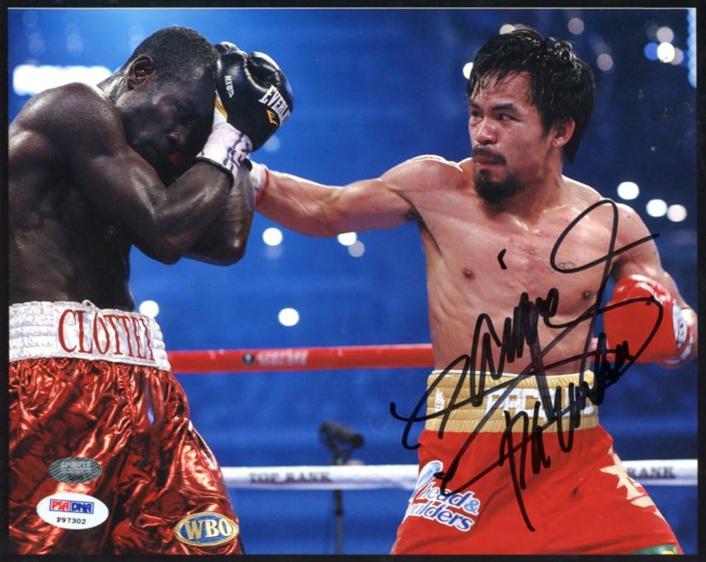 Manny Pacquiao Autographed Photo - 8x10 - PSA/DNA Certified ...