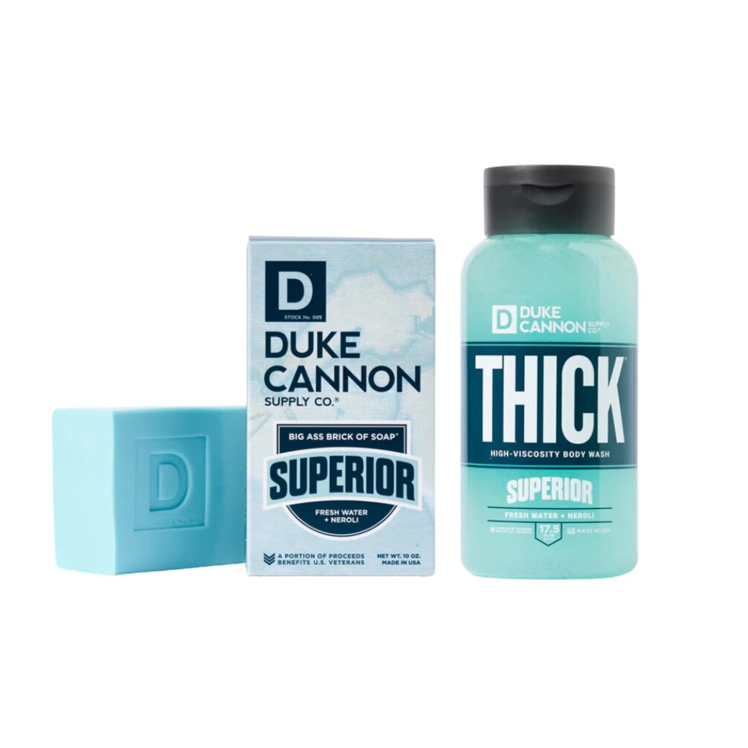 Amazon.com : Duke Cannon Superior Big Brick of Soap & THICK High ...