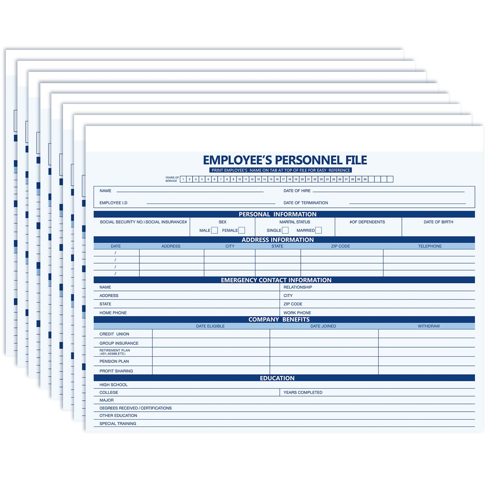 Employee Personnel Templates