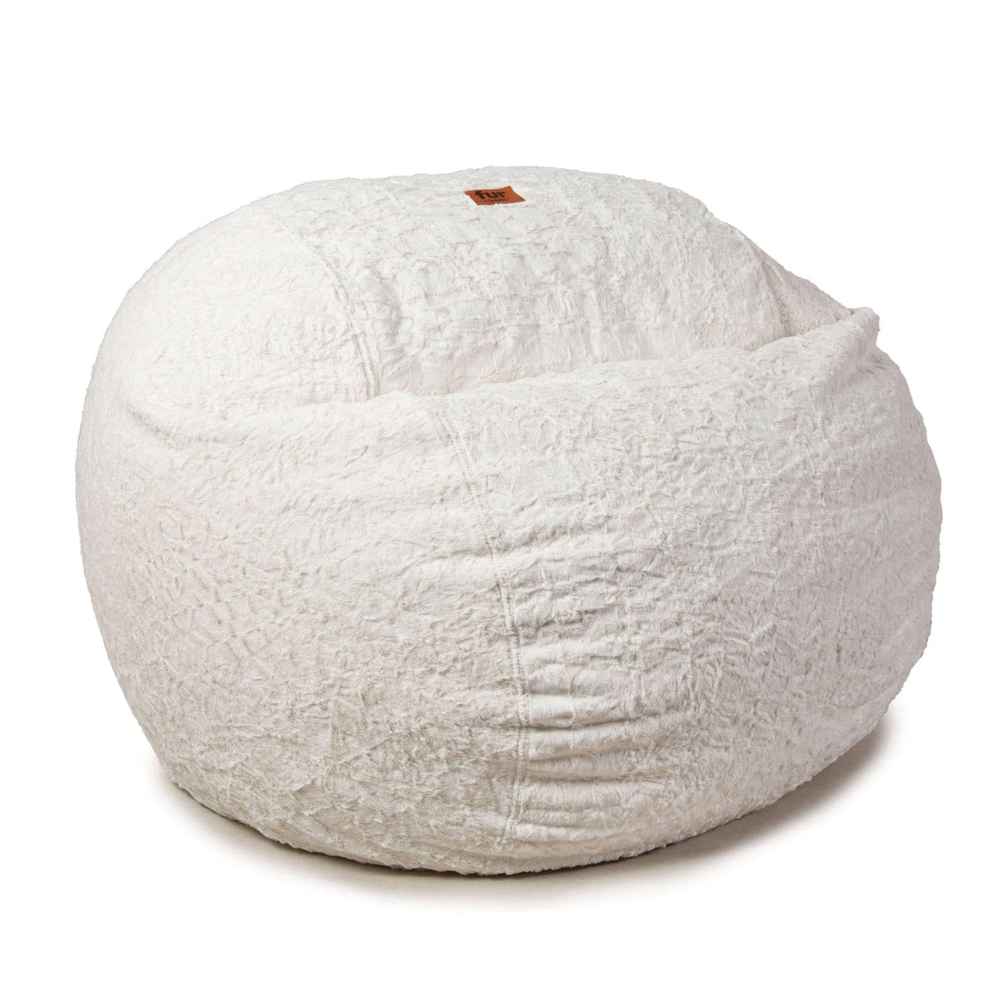 Cordaroys Faux Fur Bean Bag Chair Convertible Chair Folds From ...