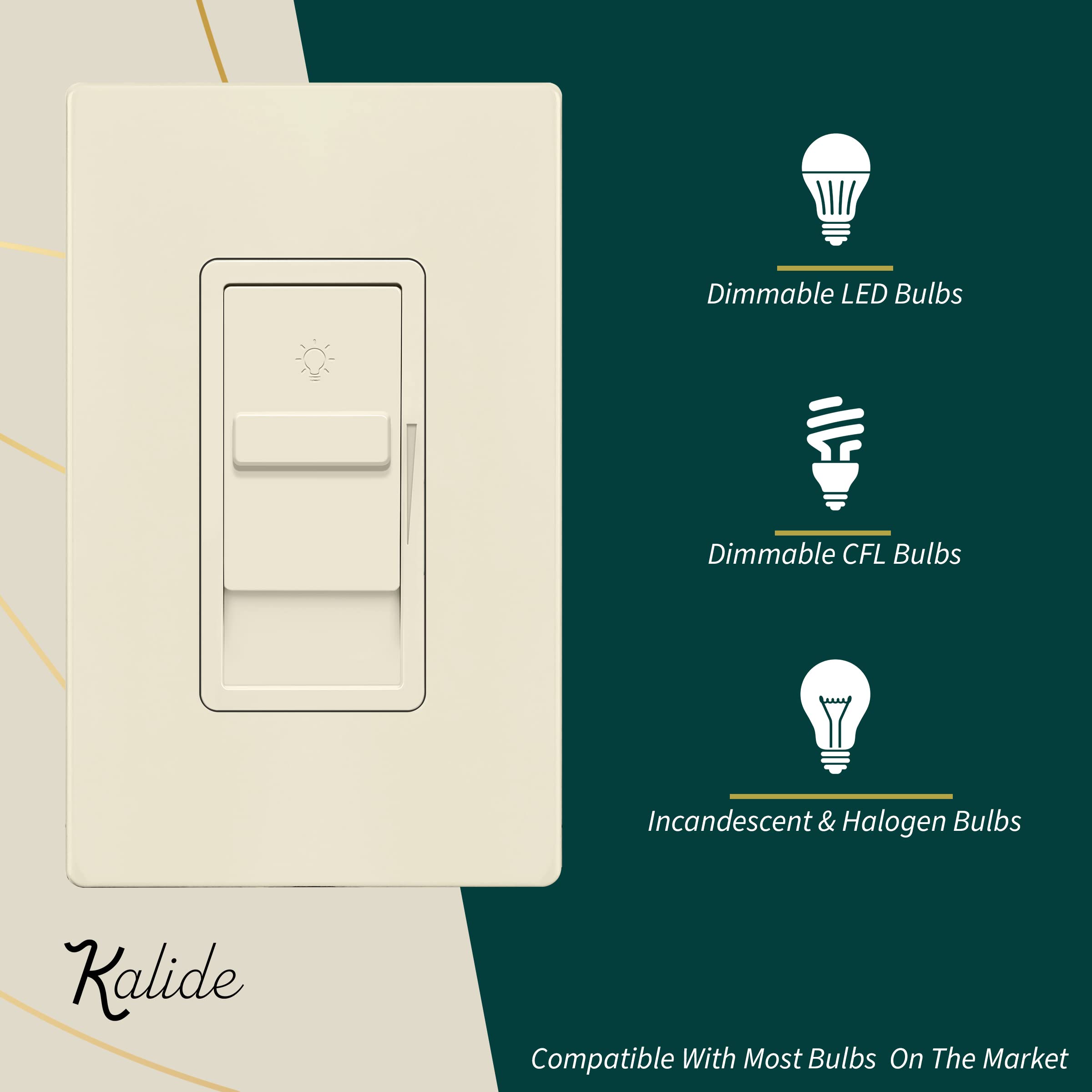 Snapklik.com : TOPGREENER Digital Dimmer Light Switch For 200W Dimmable ...
