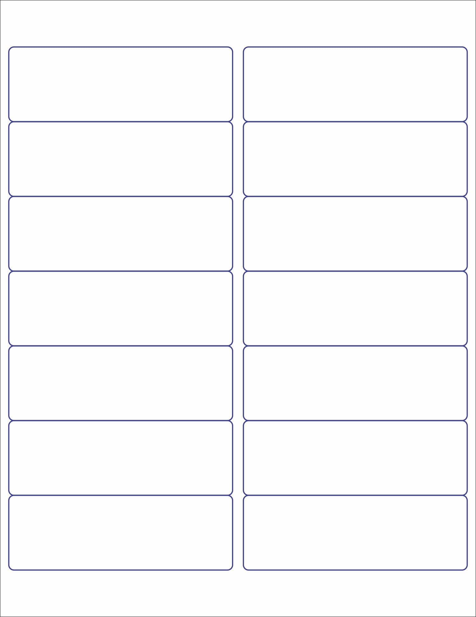 Amazon.com : 14UP 4" x 1-1/3" Address Labels for Laser & Inkjet ...