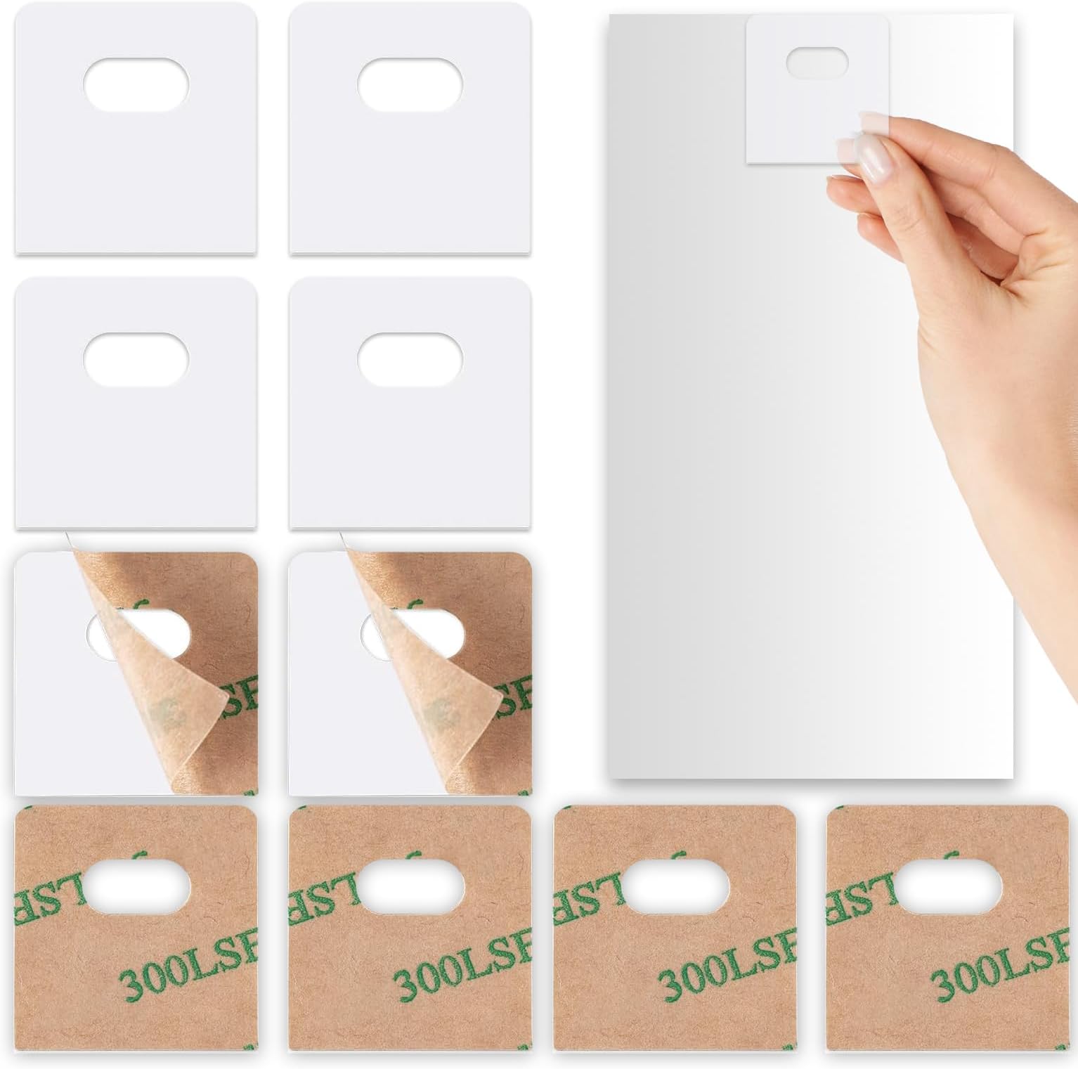Amazon.com: 25 Sets (50 Pieces) of Clear Vertical Blind Repair Tabs ...