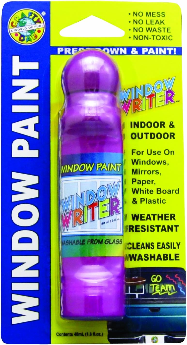 Amazon.com : Crafty Dab Window Writer - Purple : Art Paints : Arts ...