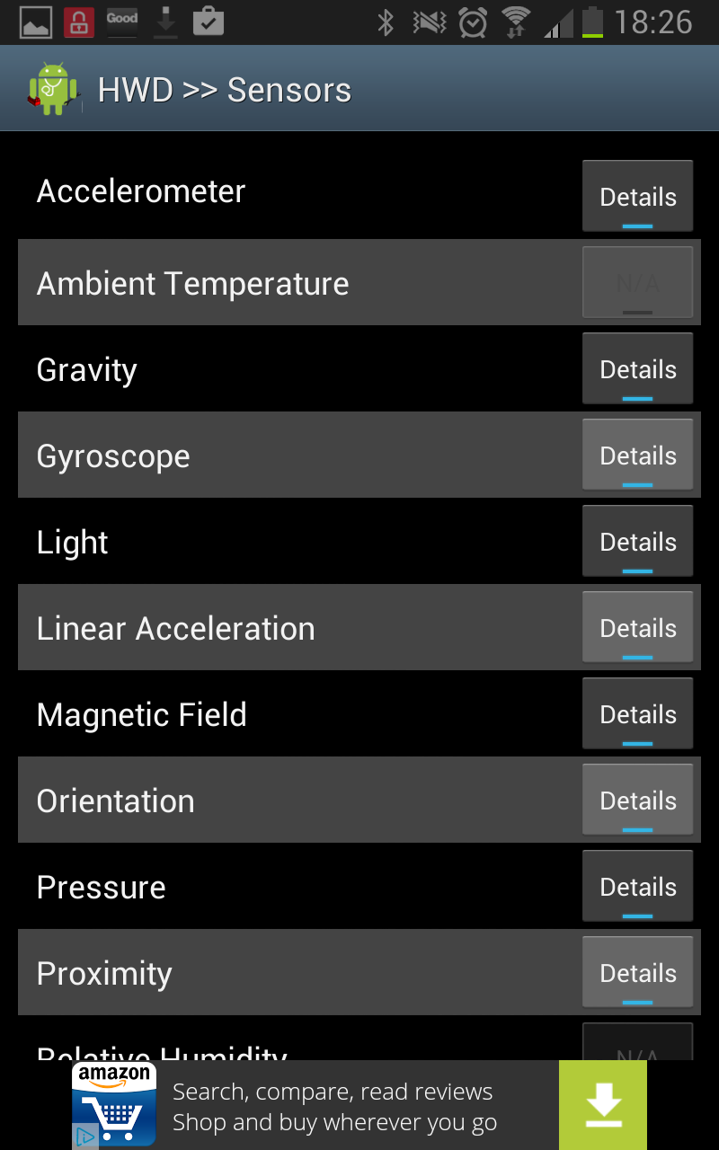 Hardware Detection - App on Amazon Appstore