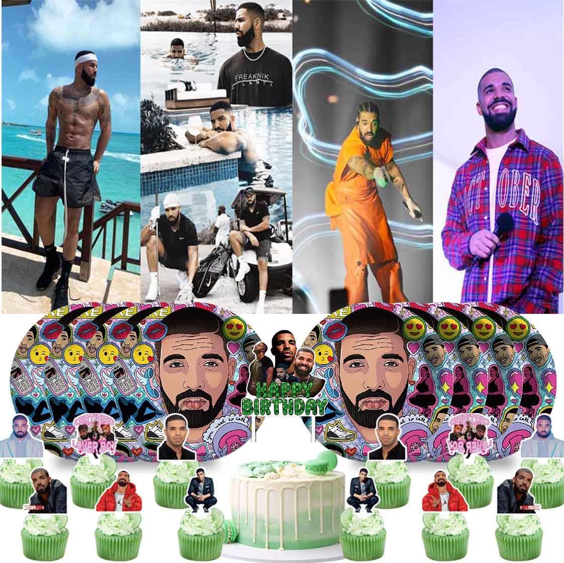 Amazon.com: Generic Party Supplies for Drake Singer Birthday ...