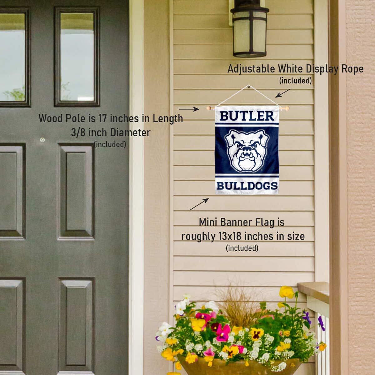 Buy College Flags & Banners Co. Butler Bulldogs Window Wall Banner ...