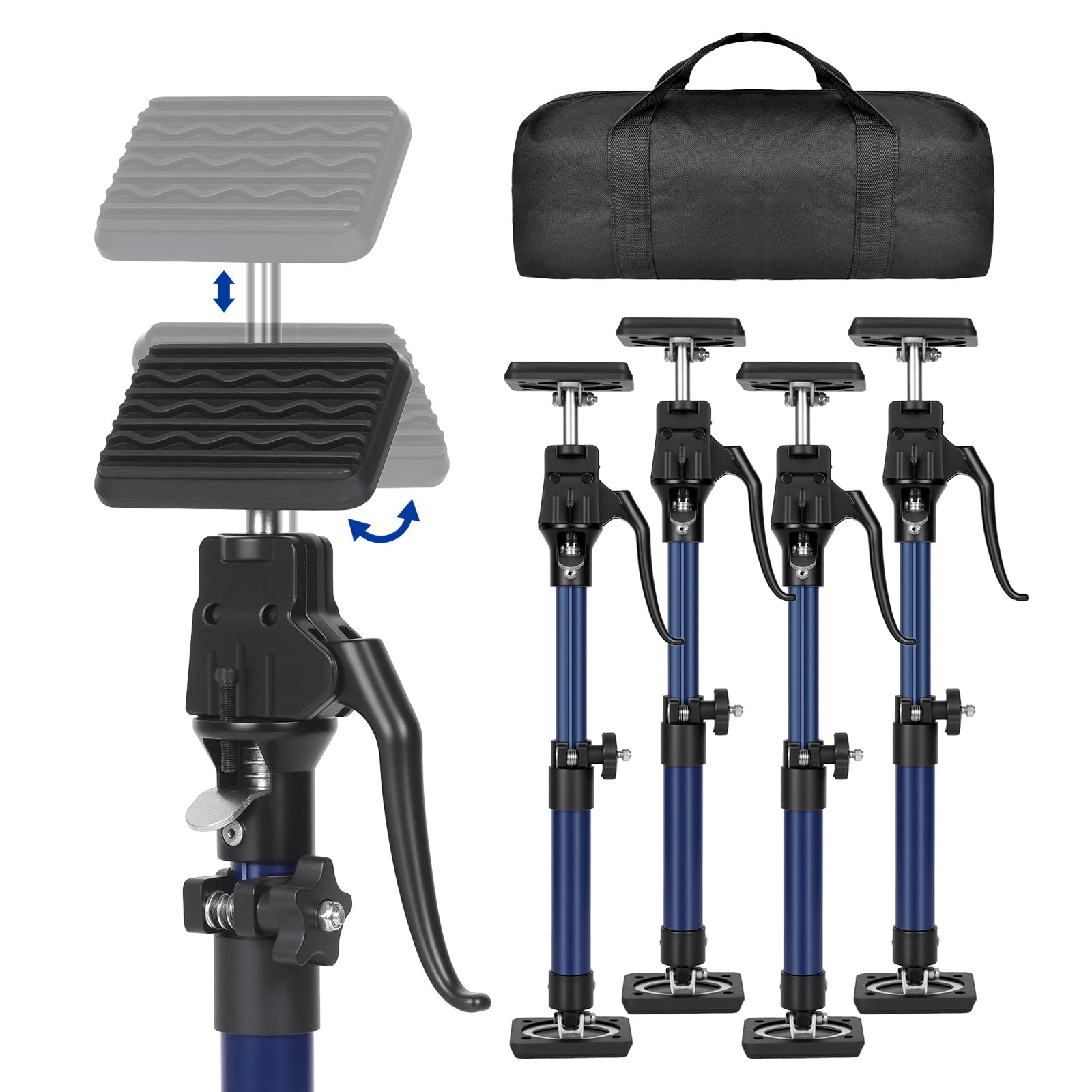 Snapklik.com : FEIRONG Cabinet Jack 4 Pack - 154LBS Heavy Duty ...